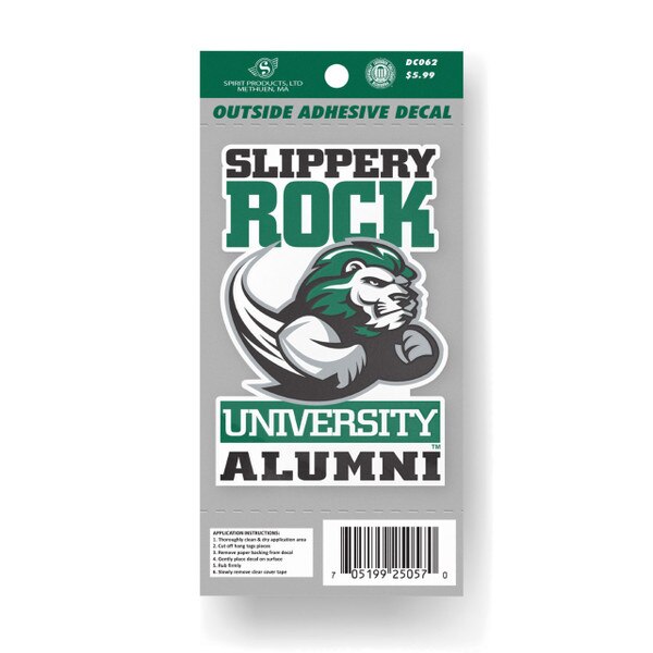 The Rock SGA Bookstore - Spirit 12-20" Alumni Rocky Rectangle SRU Decal